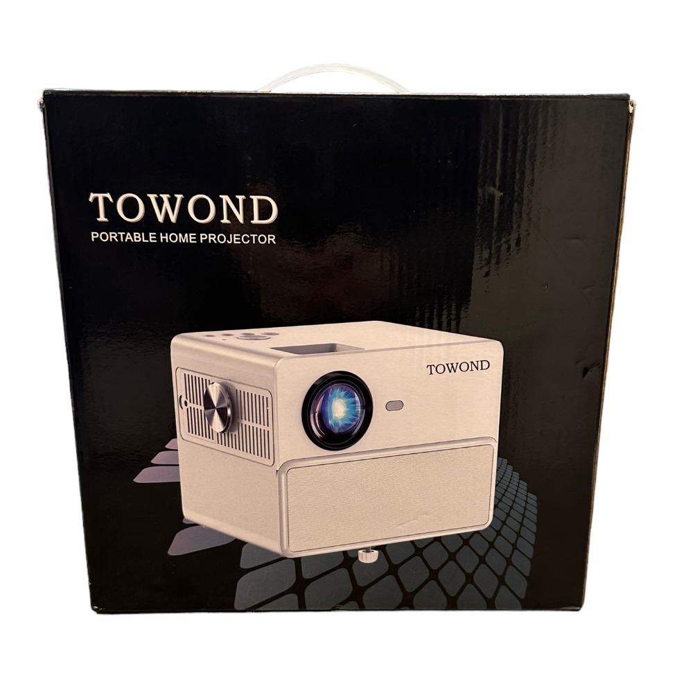 Like New Towond Portable 1080P HD Projector with 120" Screen & Stand ...